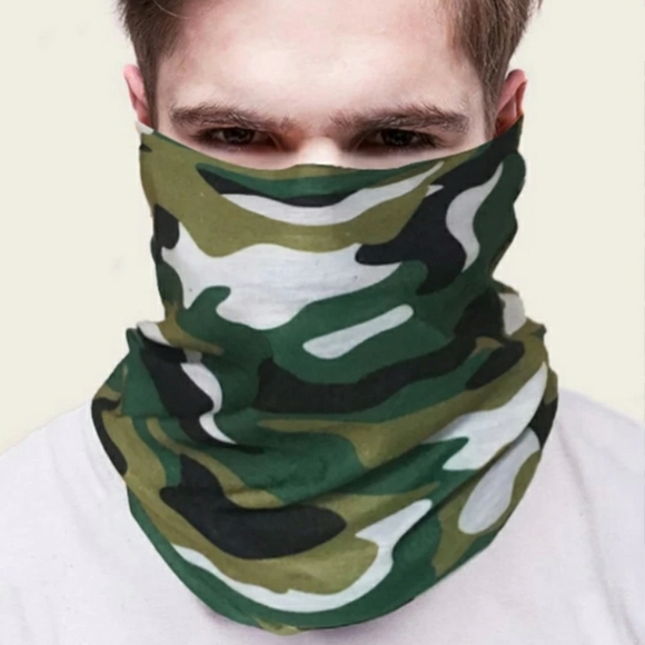 Accessories | New Army Fatigue Camo Print Unisex Face Mask | Poshmark